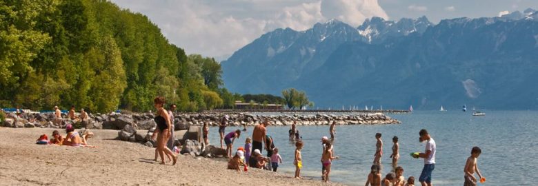 🏖️ Plage de Vidy - Lausanne | Parc Bourget | Lac Léman | Canton de Vaud